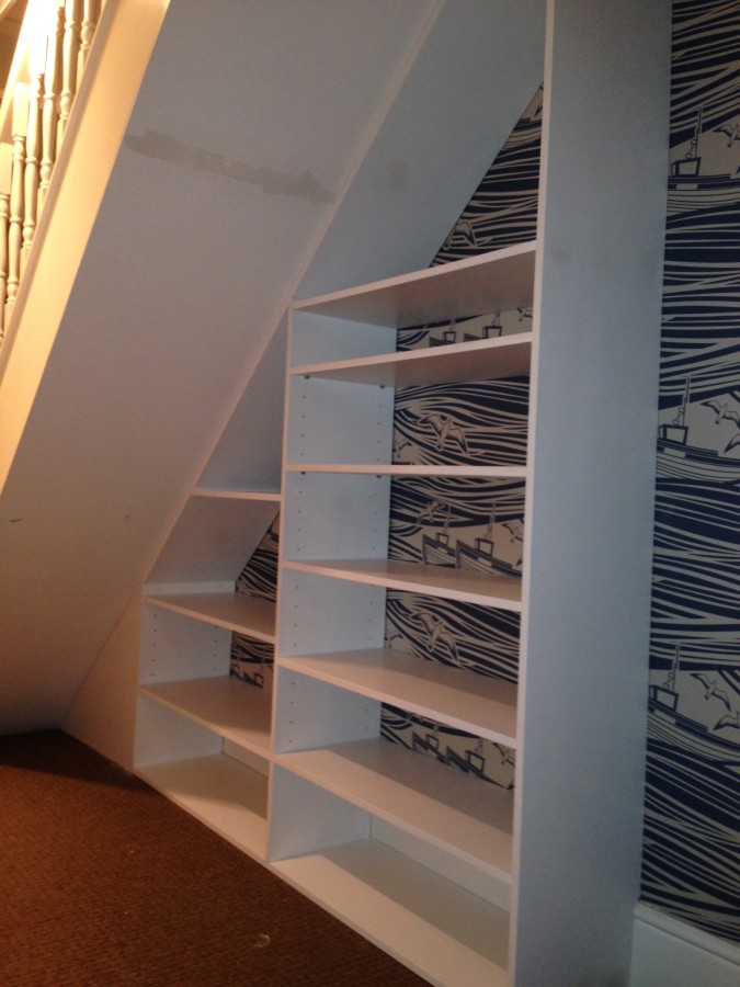 Bespoke under stair shelving unit, Whitstable, CT5 – Gill Murphy ...